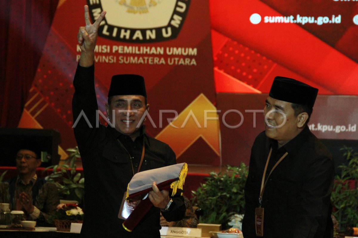 Penetapan nomor urut Pilgub Sumut | ANTARA Foto