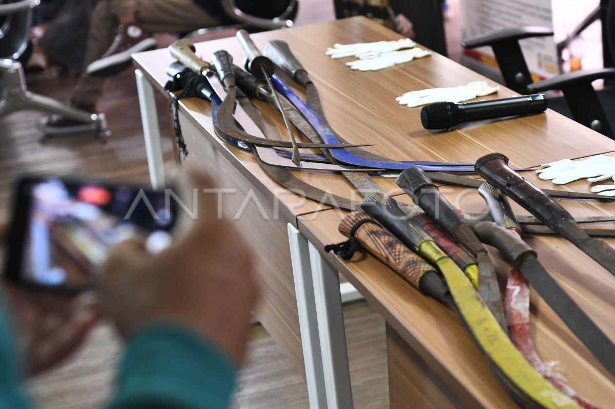 Rilis kasus penemuan tujuh jenazah di Kali Bekasi | ANTARA Foto