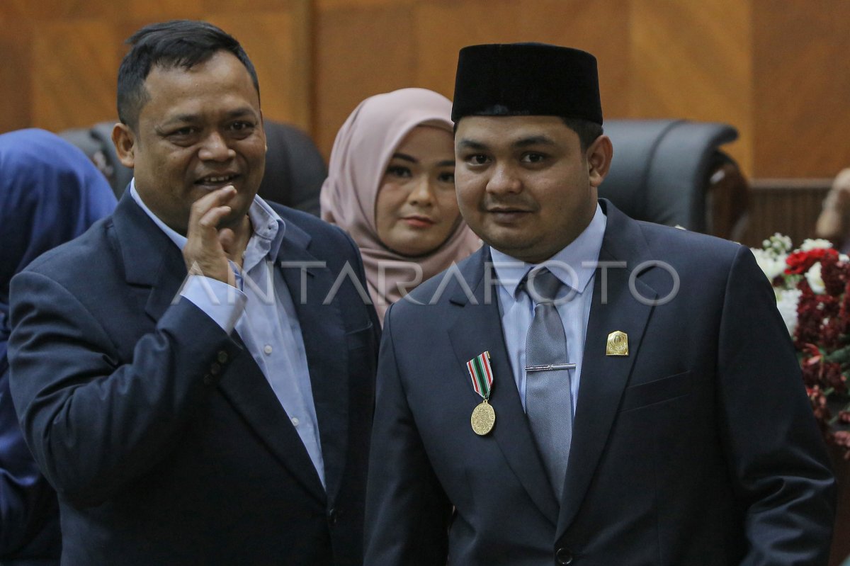 Pelantikan anggota DPR Aceh periode 2024-2029 | ANTARA Foto