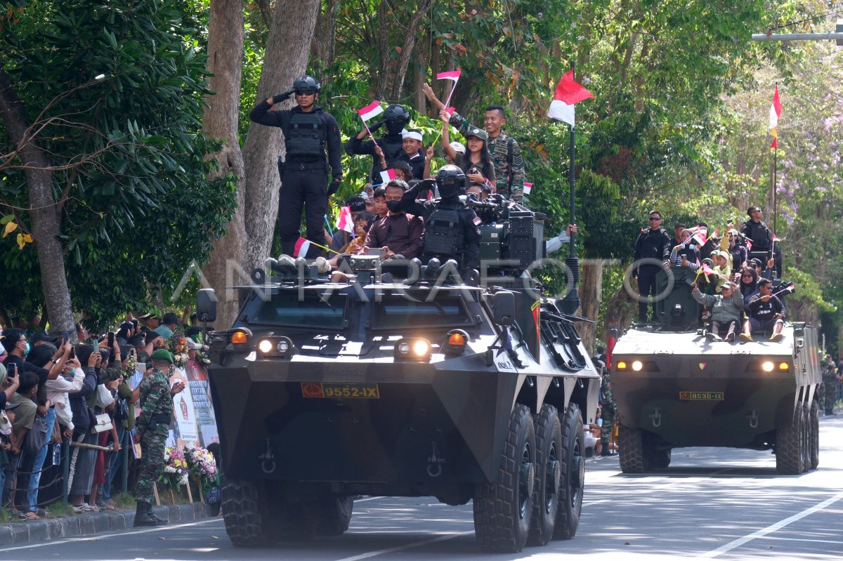 Peringatan HUT ke-79 TNI di Bali | ANTARA Foto