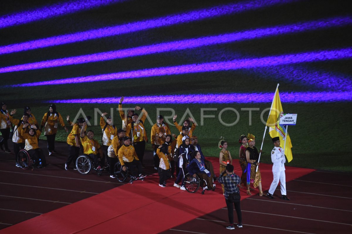 Upacara pembukaan Peparnas XVII Solo 2024 | ANTARA Foto
