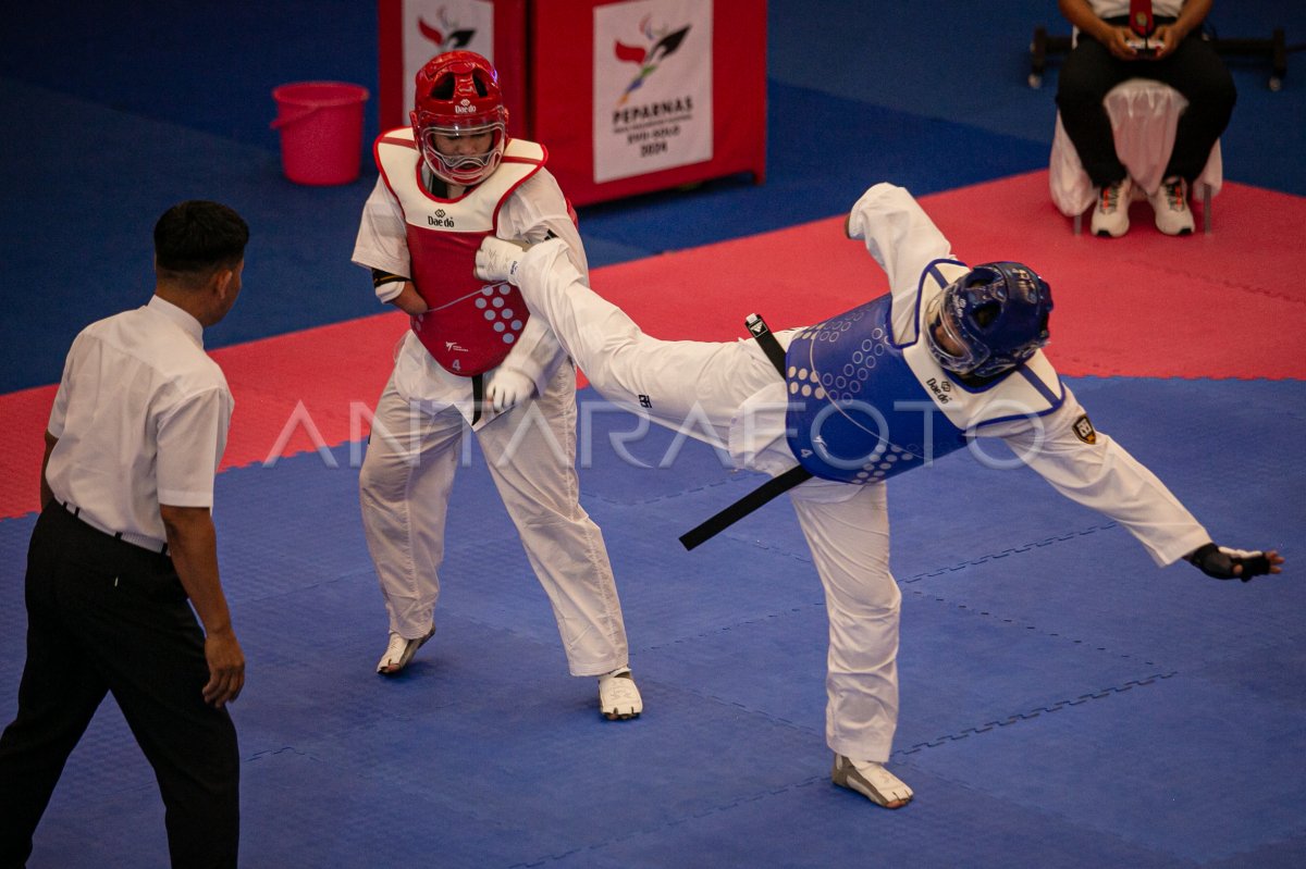 Peparnas 2024: Final K44 di atas 80 kg putra para-taekwondo | ANTARA Foto