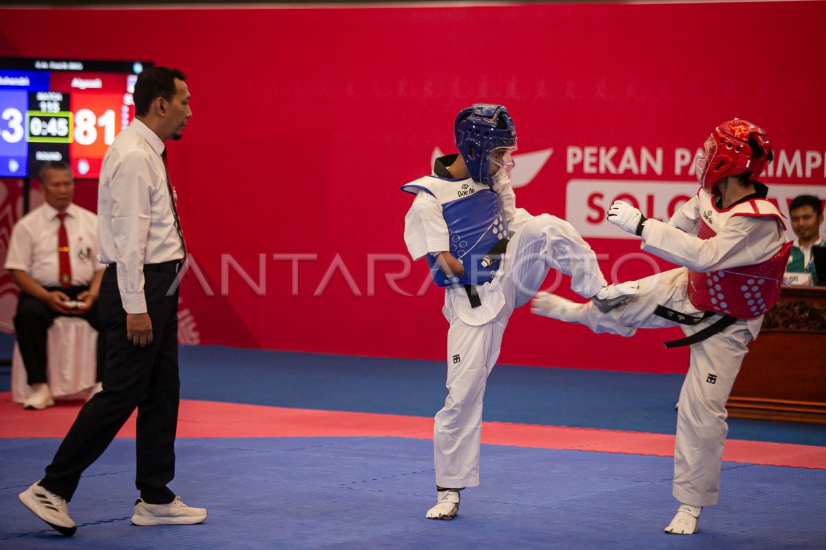 Peparnas 2024: Final K44 under 58 kg putra para-taekwondo | ANTARA Foto