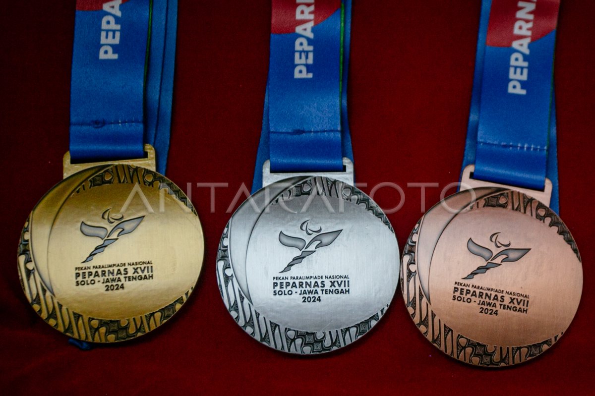 Peparnas 2024: Medali Peparnas XVII Solo 2024 | ANTARA Foto