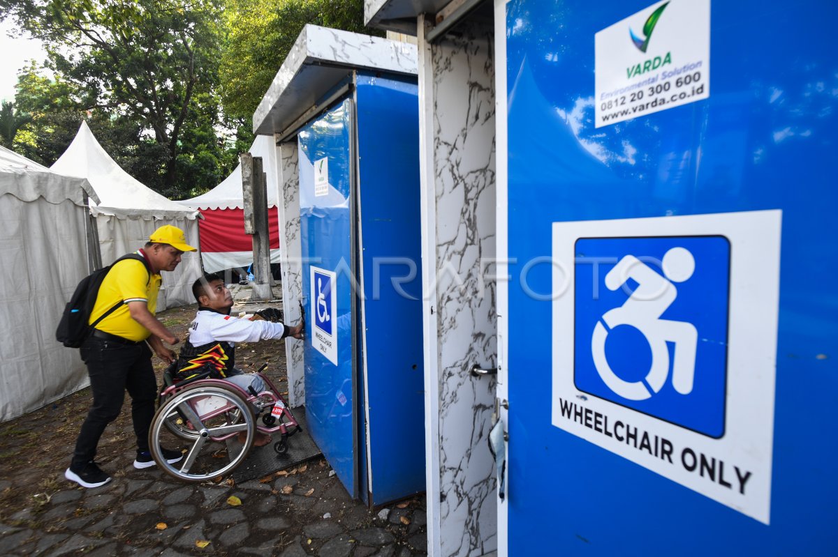 Peparnas 2024: Fasilitas toilet ramah disabilitas | ANTARA Foto