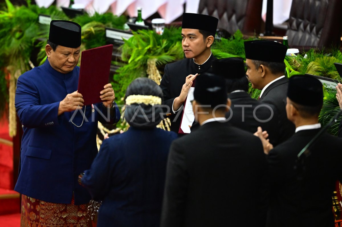Pelantikan Presiden dan Wakil Presiden 2024-2029 | ANTARA Foto