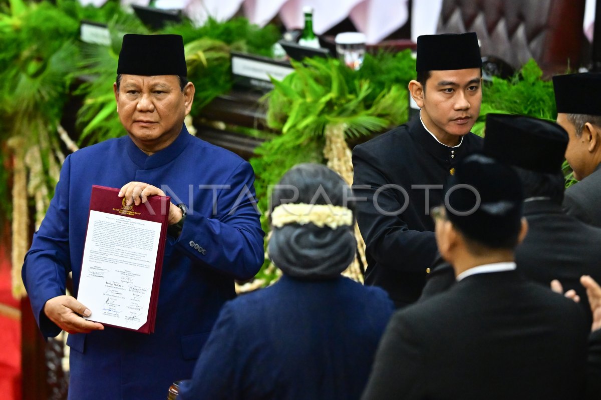 Pelantikan Presiden dan Wakil Presiden 2024-2029 | ANTARA Foto