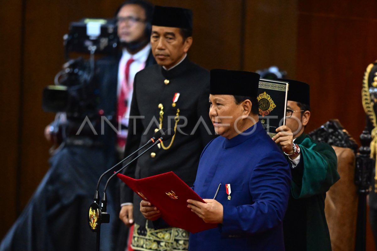 Pelantikan Presiden dan Wakil Presiden 2024-2029 | ANTARA Foto