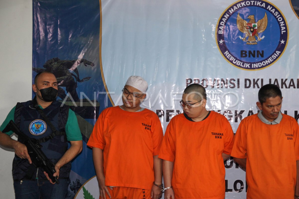 BNNP Jakarta musnahkan barang bukti kasus Narkoba | ANTARA Foto