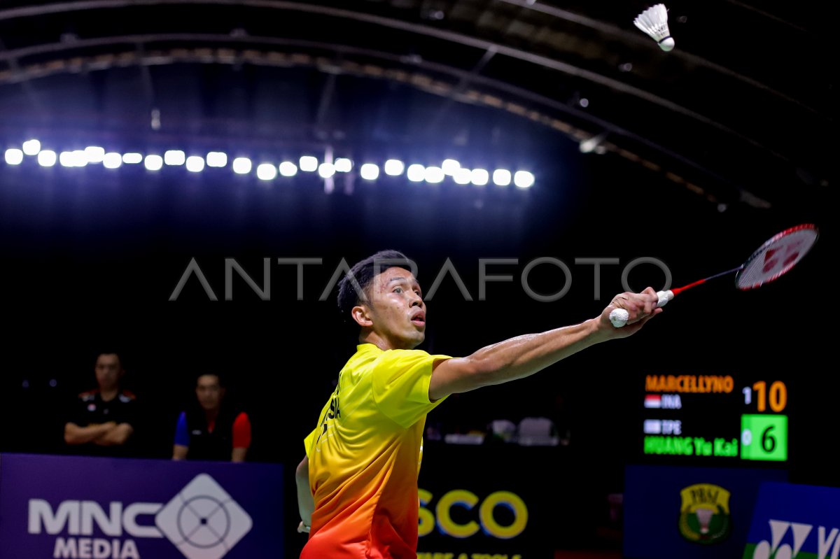 Saut melaju ke semi final Indonesia Masters 2024 | ANTARA Foto