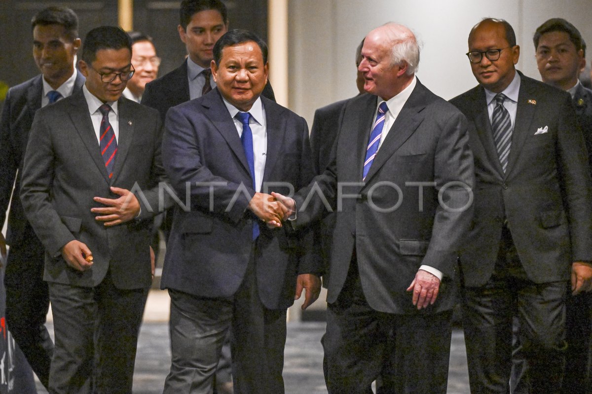Pertemuan Presiden Prabowo dengan Usindo | ANTARA Foto