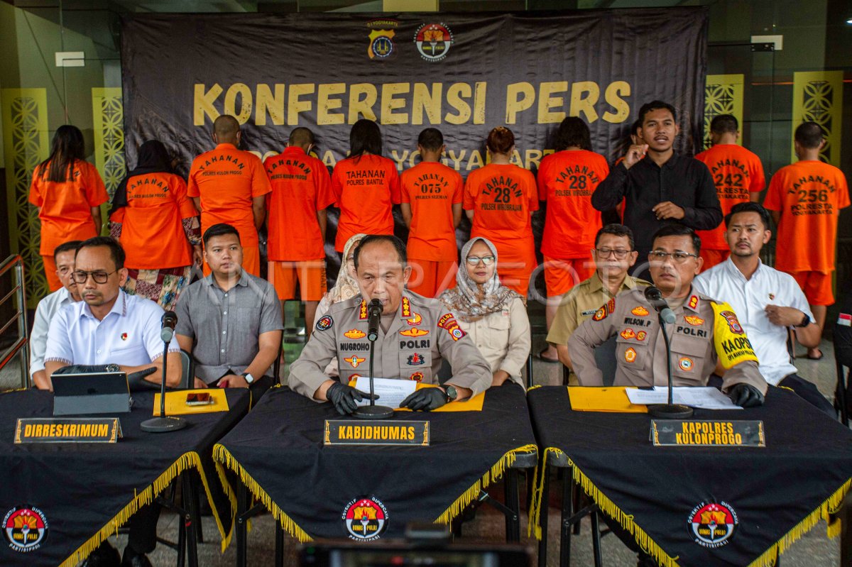 Pengungkapan kasus TPPO di Yogyakarta | ANTARA Foto