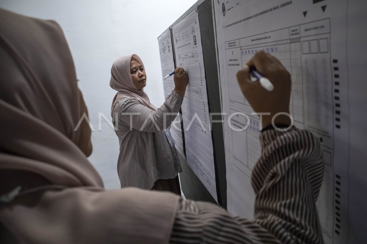 Penerapan aplikasi Sirekap Mobile di Kota Cimahi | ANTARA Foto