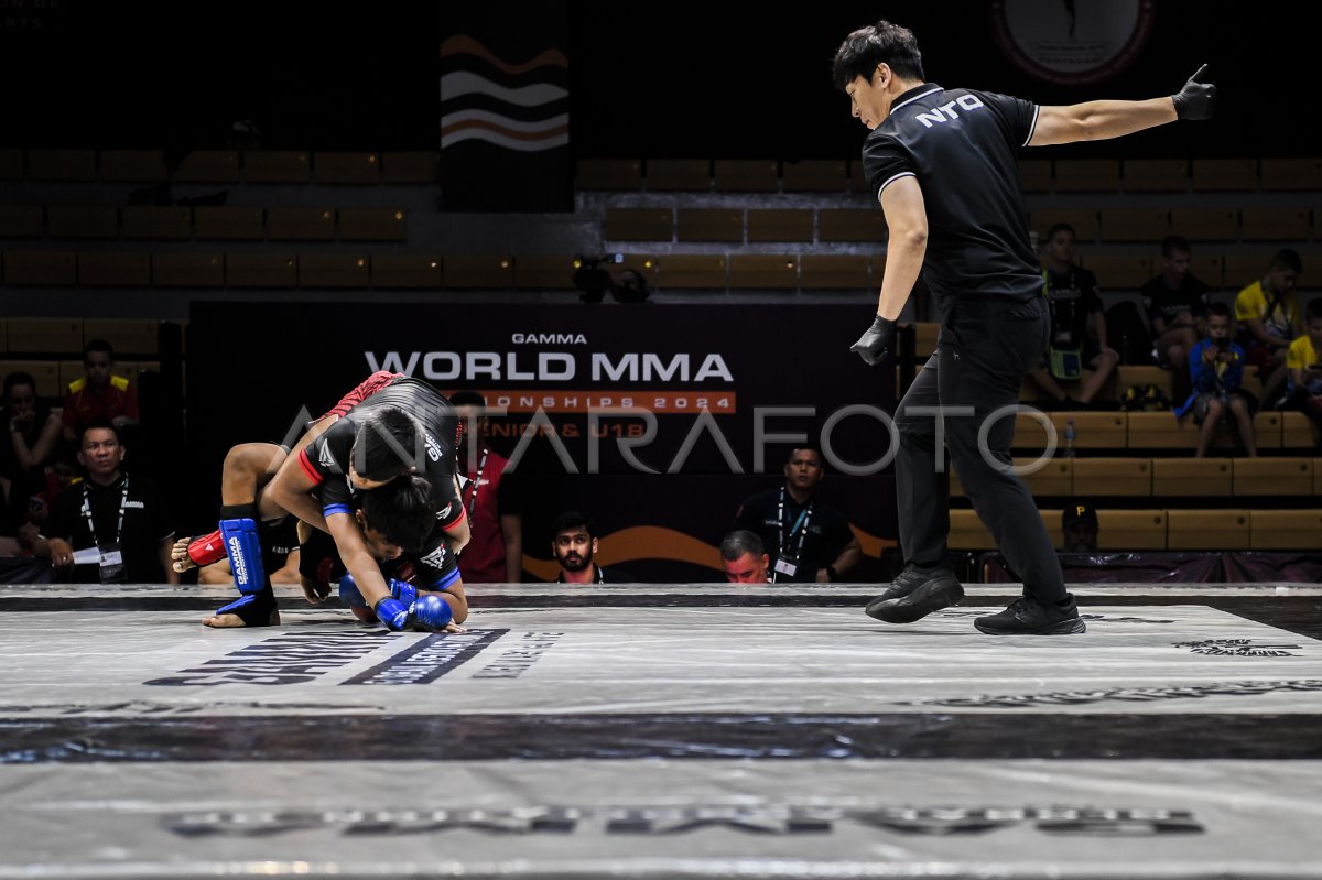 Dhirgam Jibril raih medali perak GAMMA MMA | ANTARA Foto