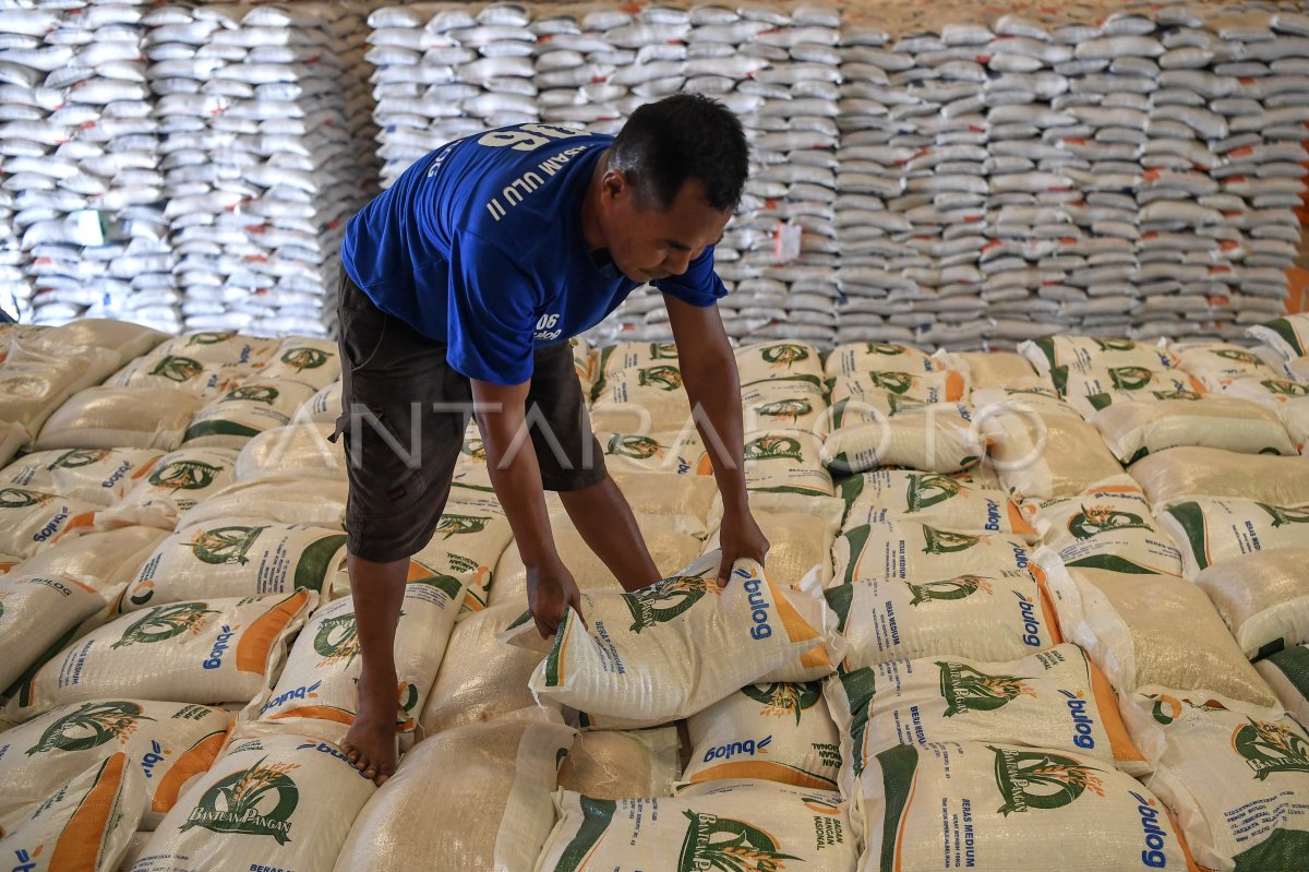 Stok beras pangan akhir tahun 2024 | ANTARA Foto