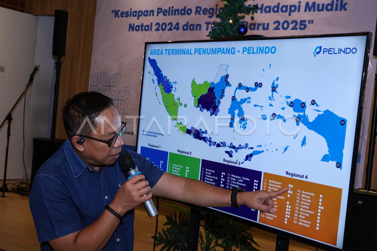 Kesiapan Pelindo Regional 4 untuk arus mudik Natal dan tahun baru | ANTARA Foto