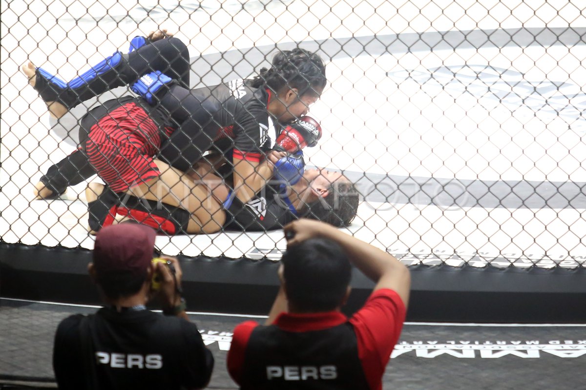Semi Final Senior Princess GAMMA World MMA Championship 2024 | ANTARA Foto
