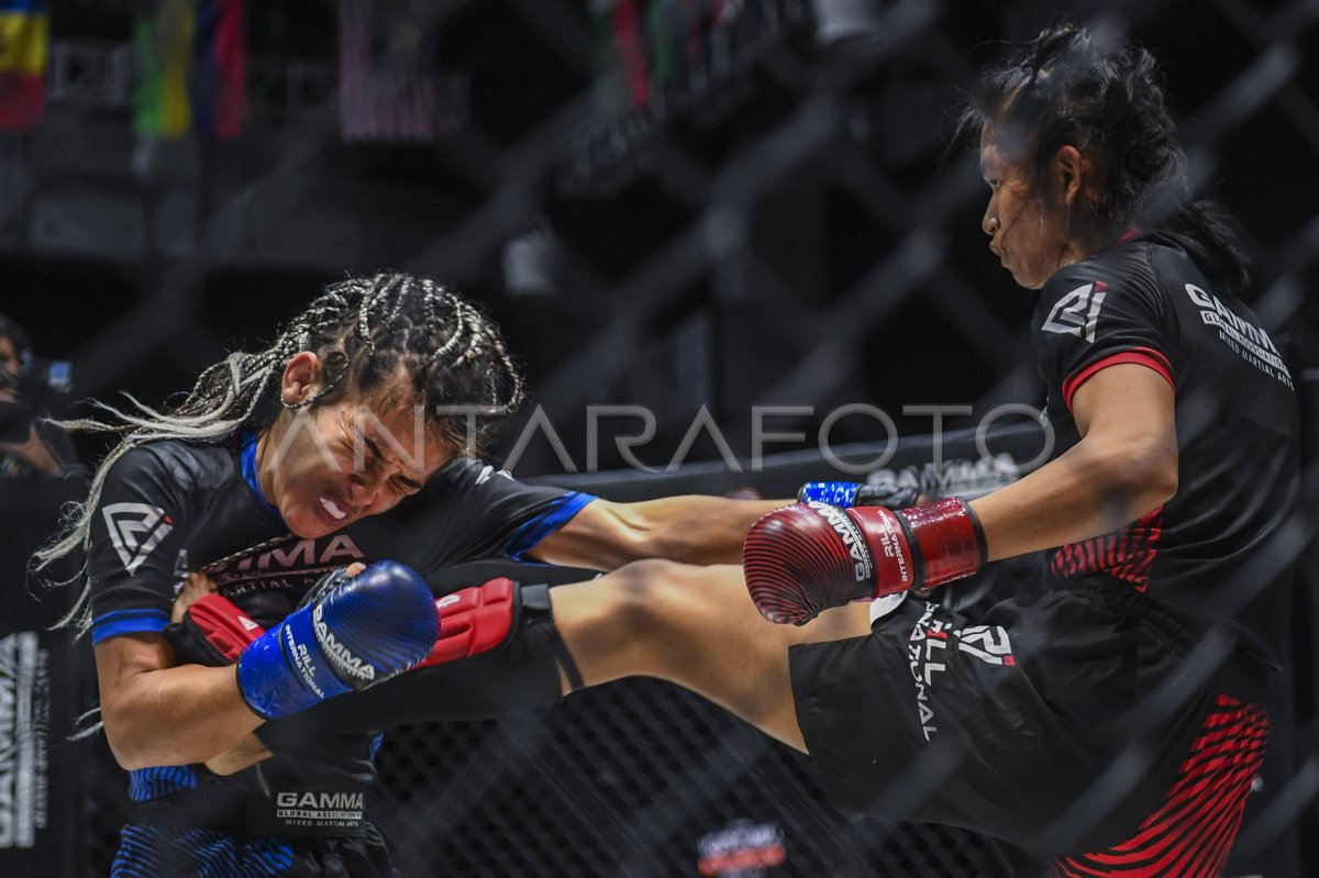 Babak final Women -47,6Kg GAMMA MMA World Championships | ANTARA Foto