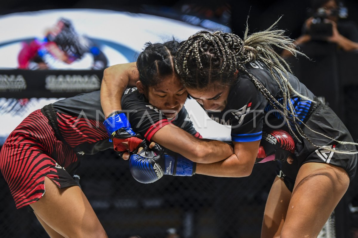 Babak final Women -47,6Kg GAMMA MMA World Championships | ANTARA Foto