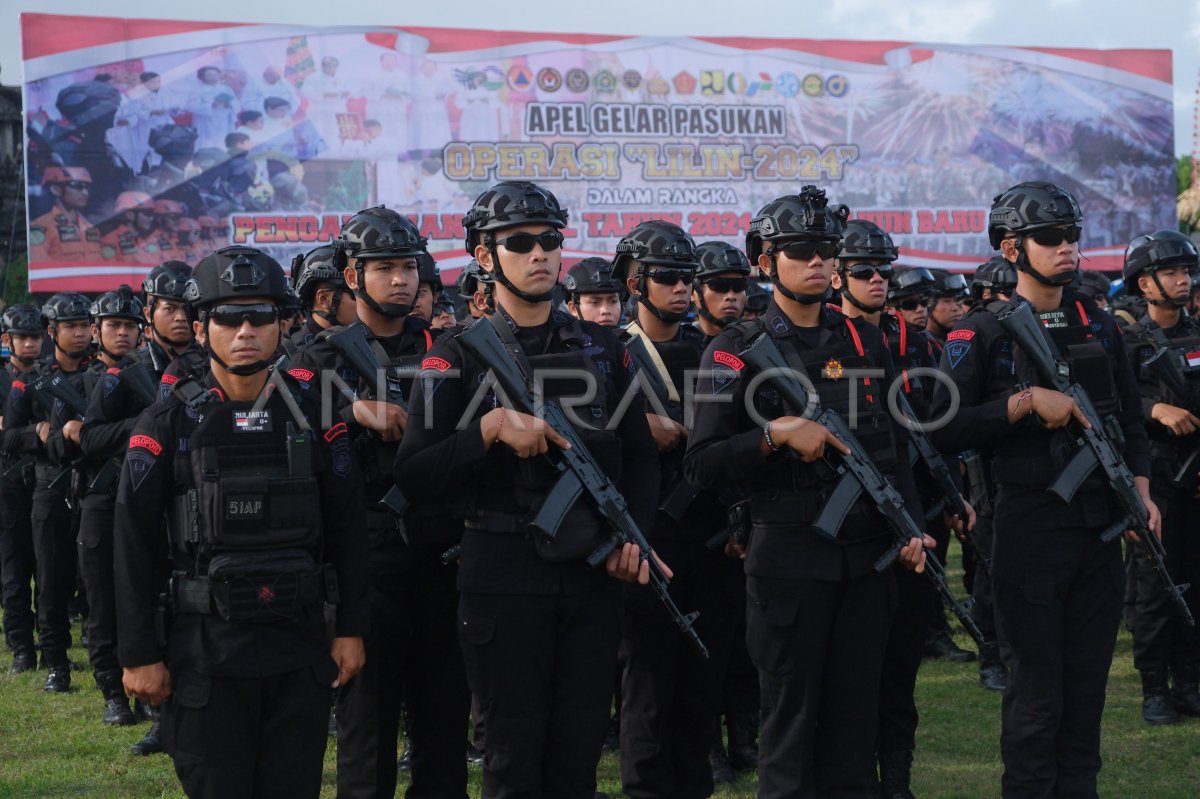 Apel Operasi Lilin Agung 2024 di Bali | ANTARA Foto