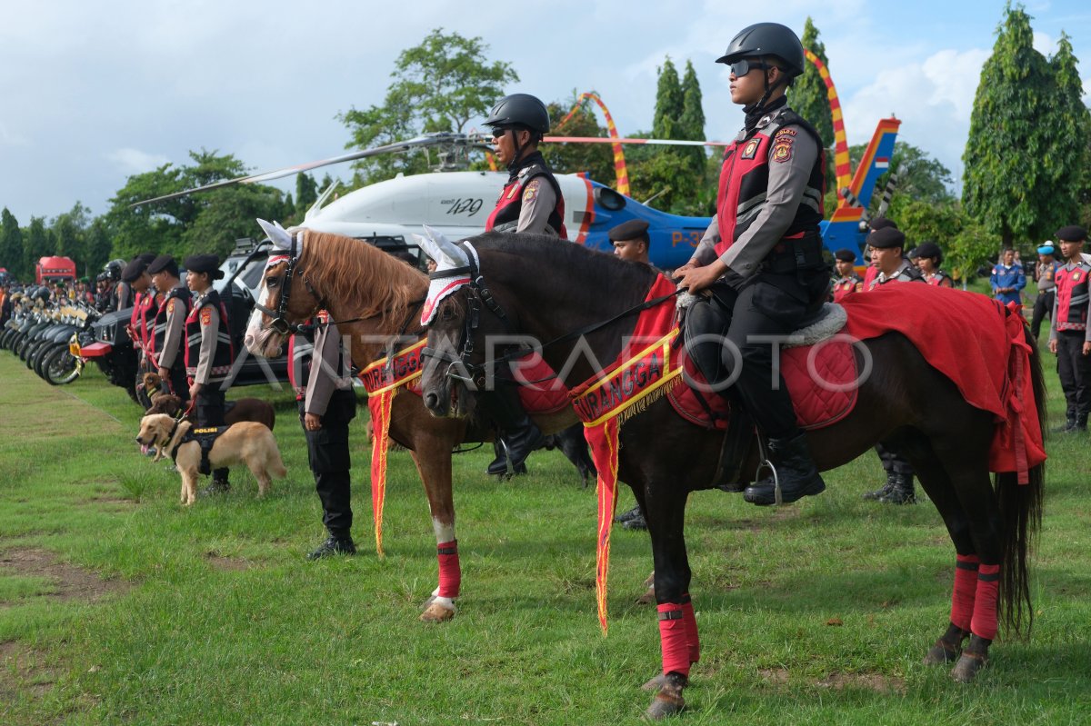 Apel Operasi Lilin Agung 2024 di Bali | ANTARA Foto