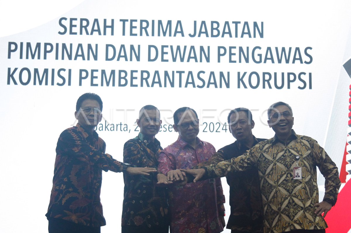 Sertijab pimpinan dan dewan pengawas KPK | ANTARA Foto