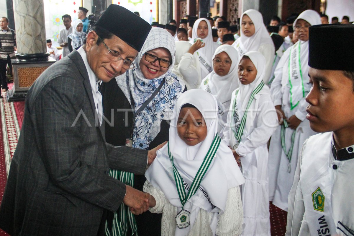 Menteri Agama hadiri wisuda Tahfidz Juz 30 di Jombang | ANTARA Foto
