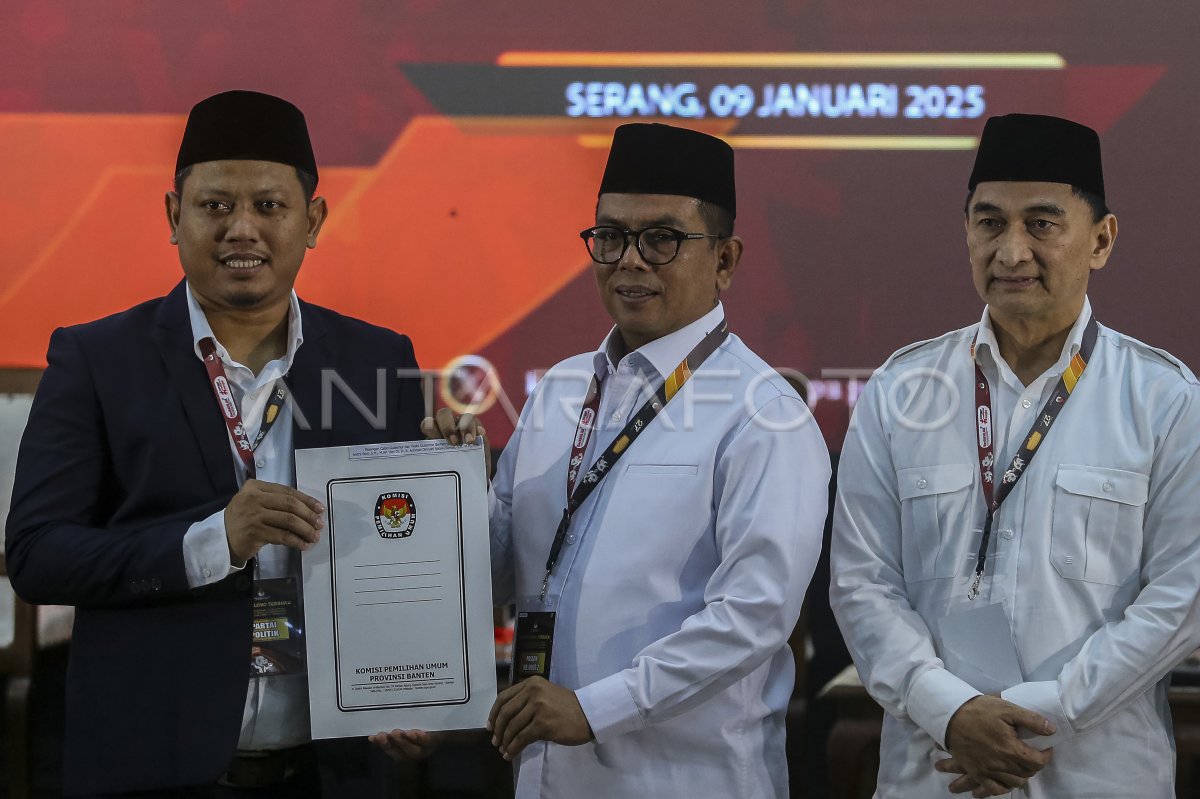 Penetapan gubernur dan wakil gubernur Banten | ANTARA Foto