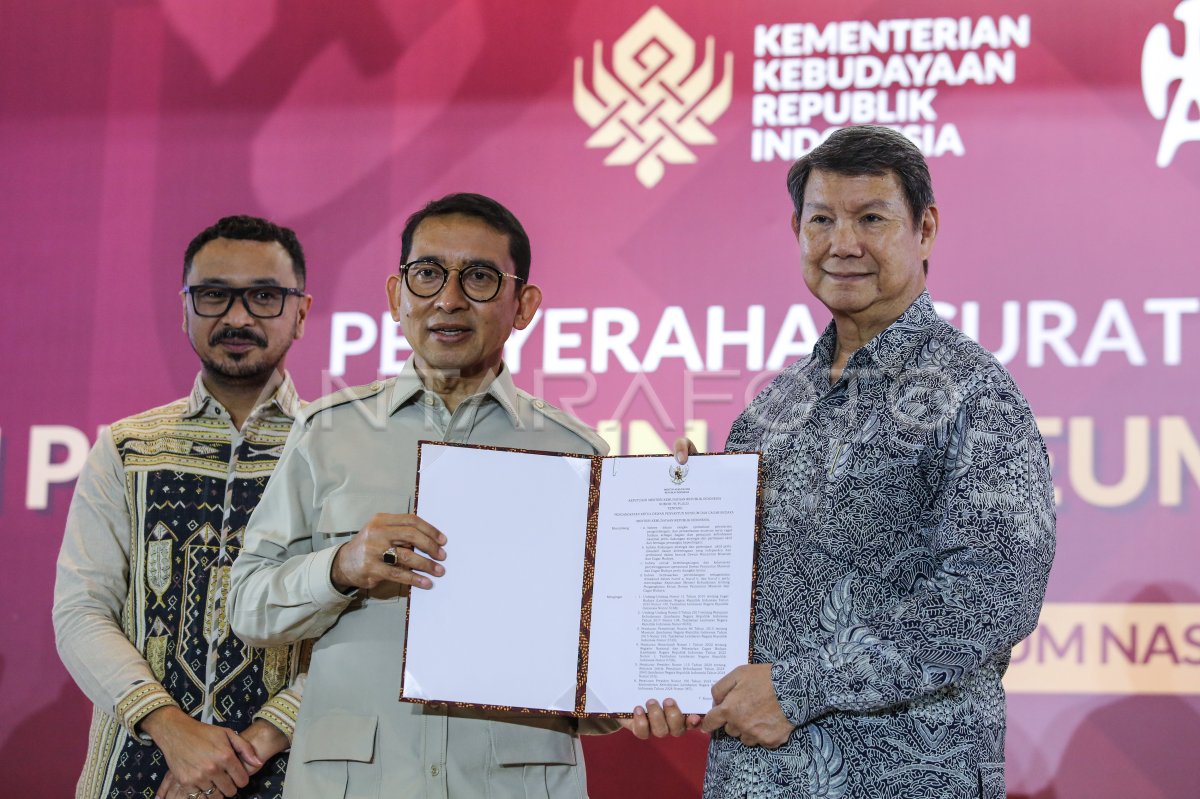 Pengangkatan Ketua Dewan Penyantun Museum dan Cagar Budaya | ANTARA Foto