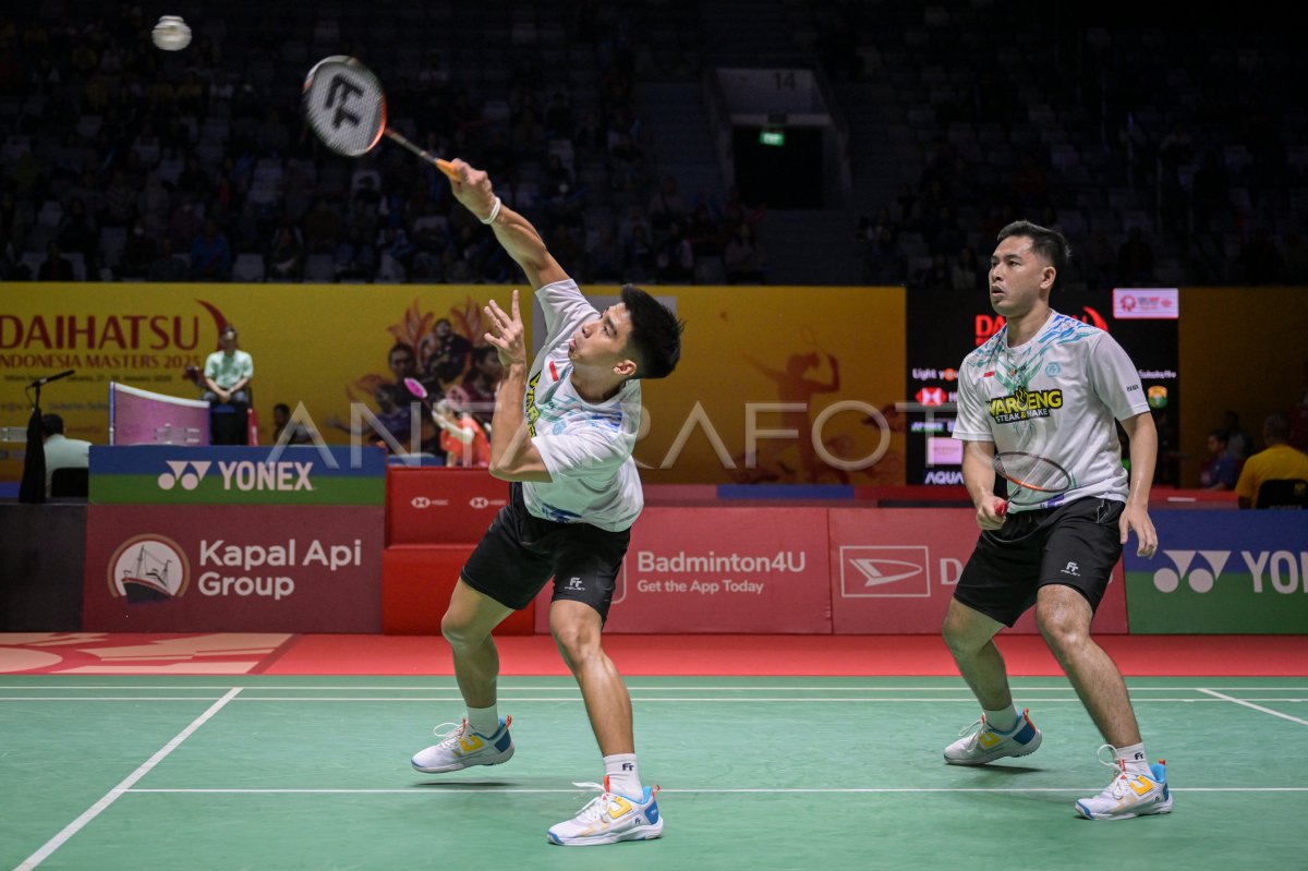 Sabar/Reza terhenti di babak 32 besar | ANTARA Foto