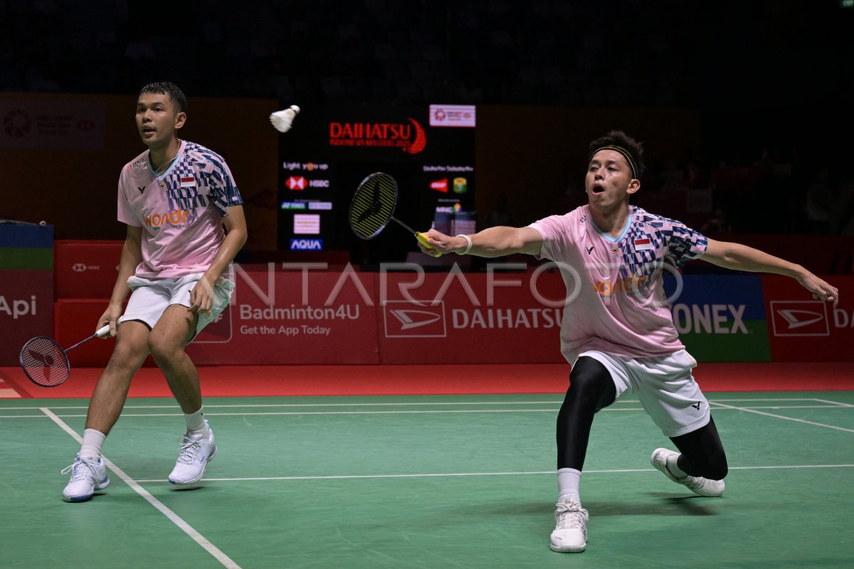 Fajar/Rian a semifinal Daihatsu Indonesia Masters 2025 | ANTARA Foto