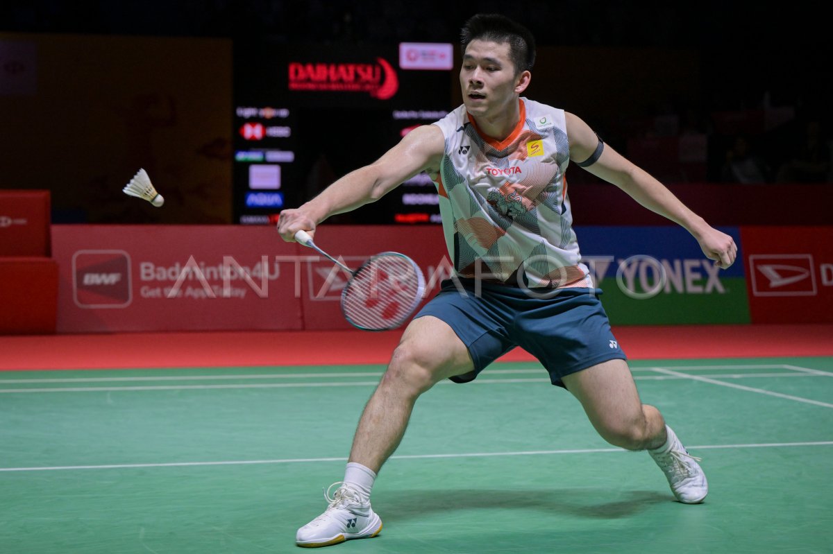 Kunlavut Vitidsarn melaju ke final Indonesia Masters 2025 | ANTARA Foto