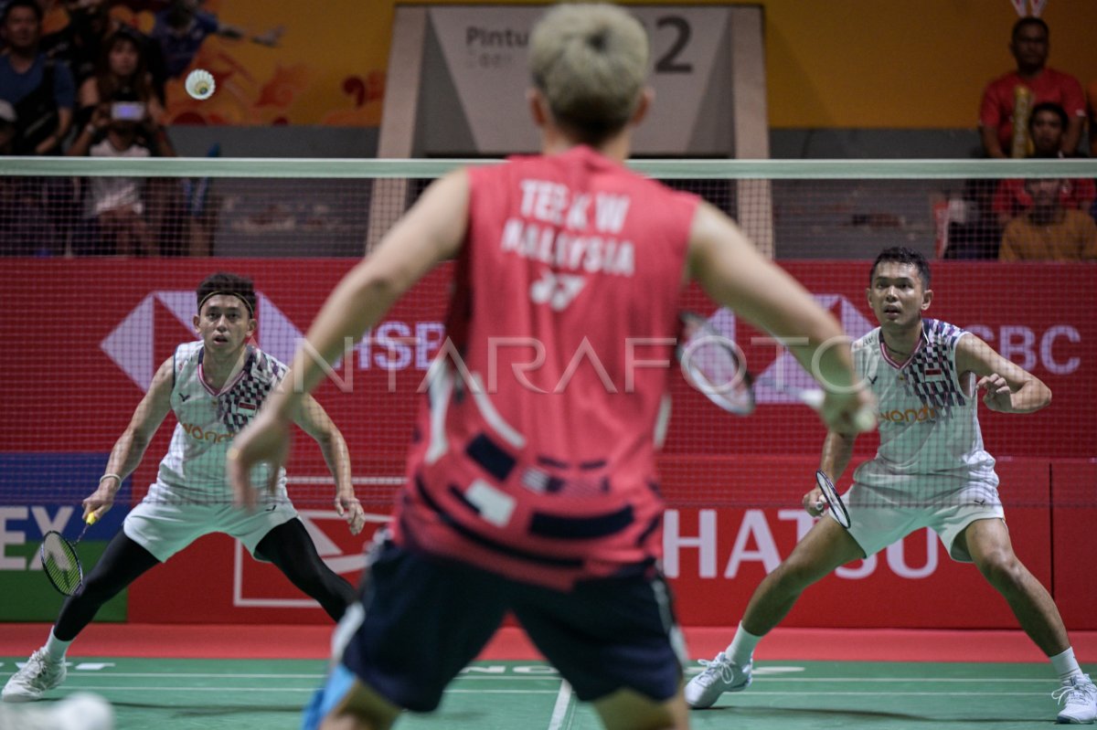 Fajar/Rian runner-up Indonesia Masters 2025 | ANTARA Foto