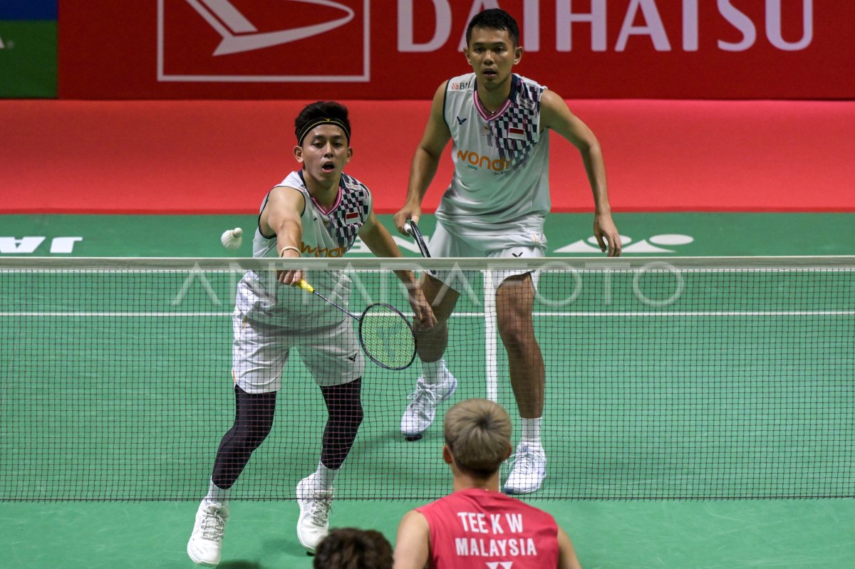 Fajar/Rian runner-up Indonesia Masters 2025 | ANTARA Foto