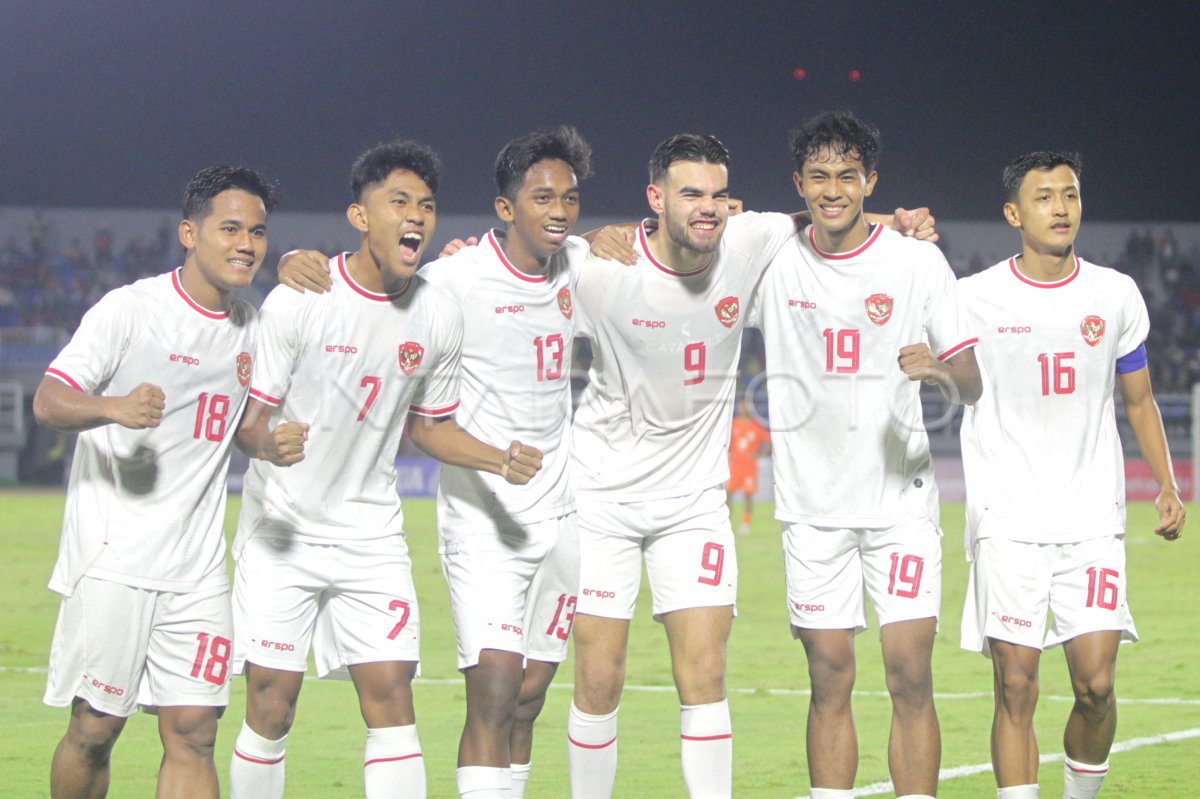 Timnas Indonesia U-20 kalahkan India | ANTARA Foto