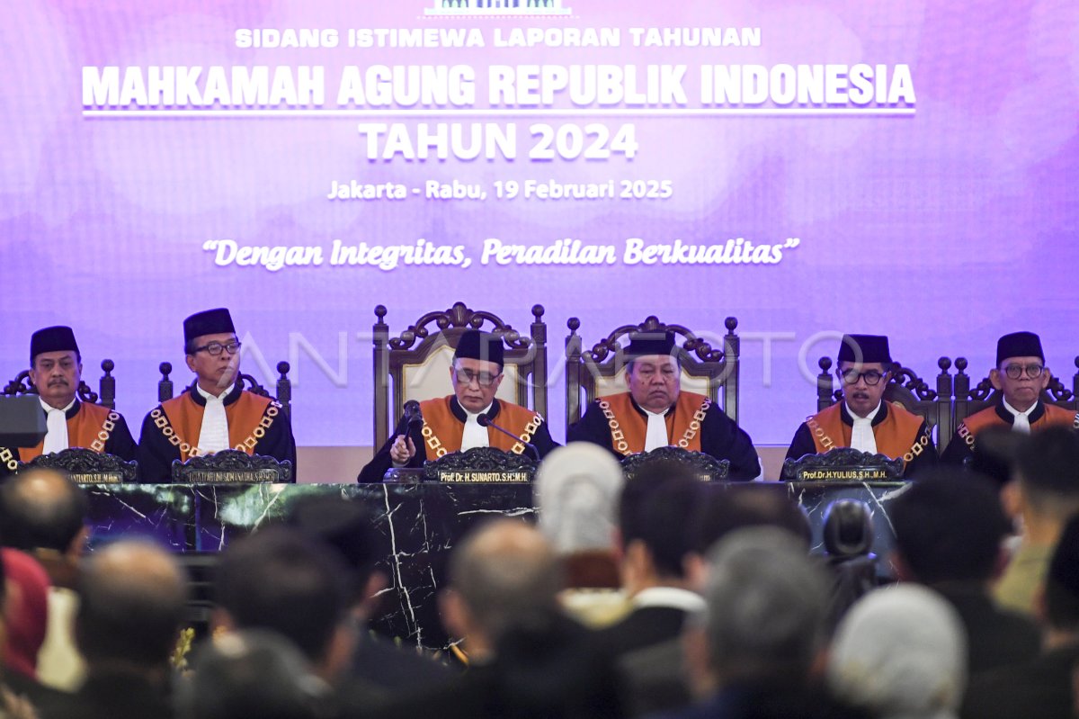 Laporan tahunan Mahkamah Agung 2024 | ANTARA Foto