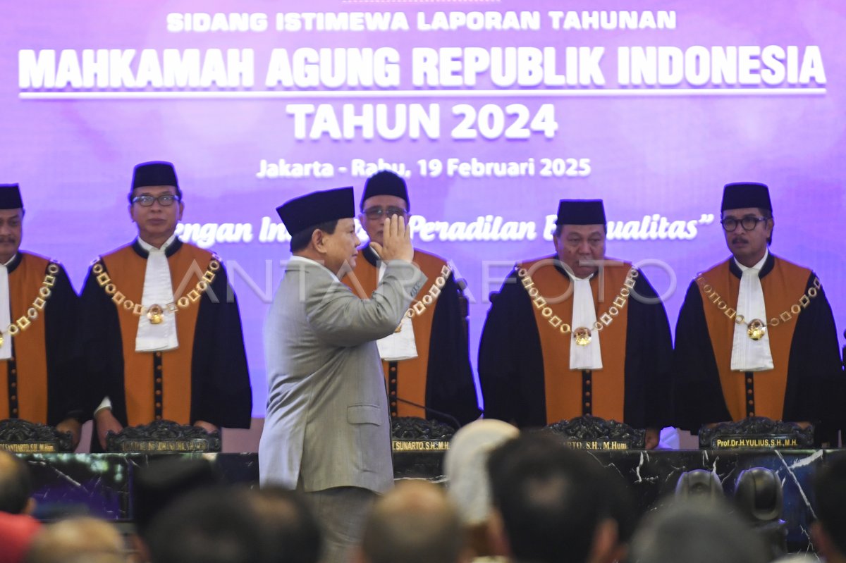 Laporan tahunan Mahkamah Agung 2024 | ANTARA Foto
