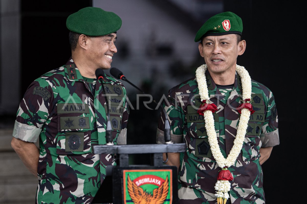 Penyambutan Pangdam II Sriwijaya yang baru | ANTARA Foto