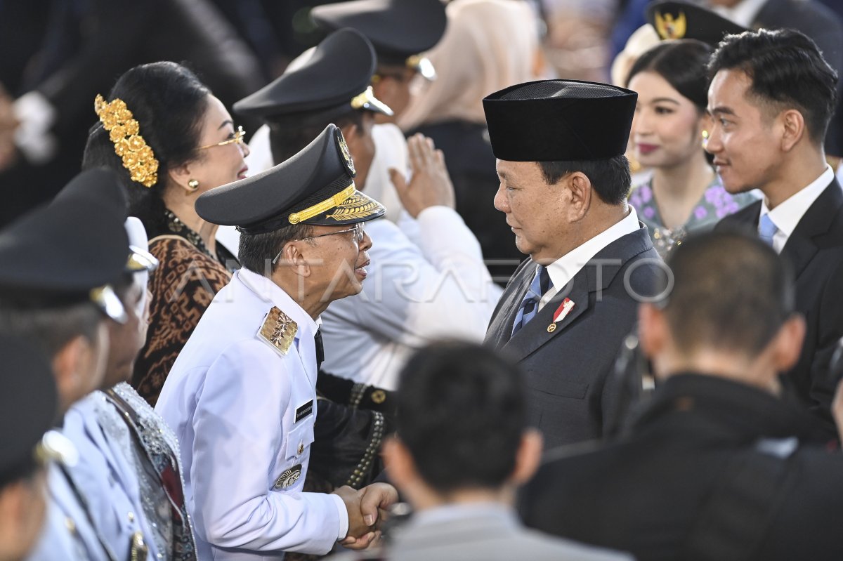 Pelantikan kepala daerah terpilih pilkada serentak | ANTARA Foto