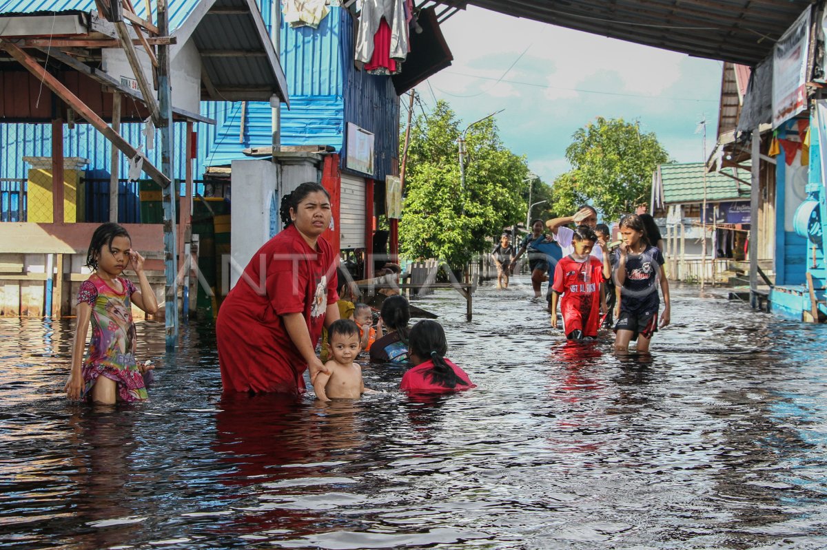 Ratusan rumah terendam banjir di Palangka Raya | ANTARA Foto