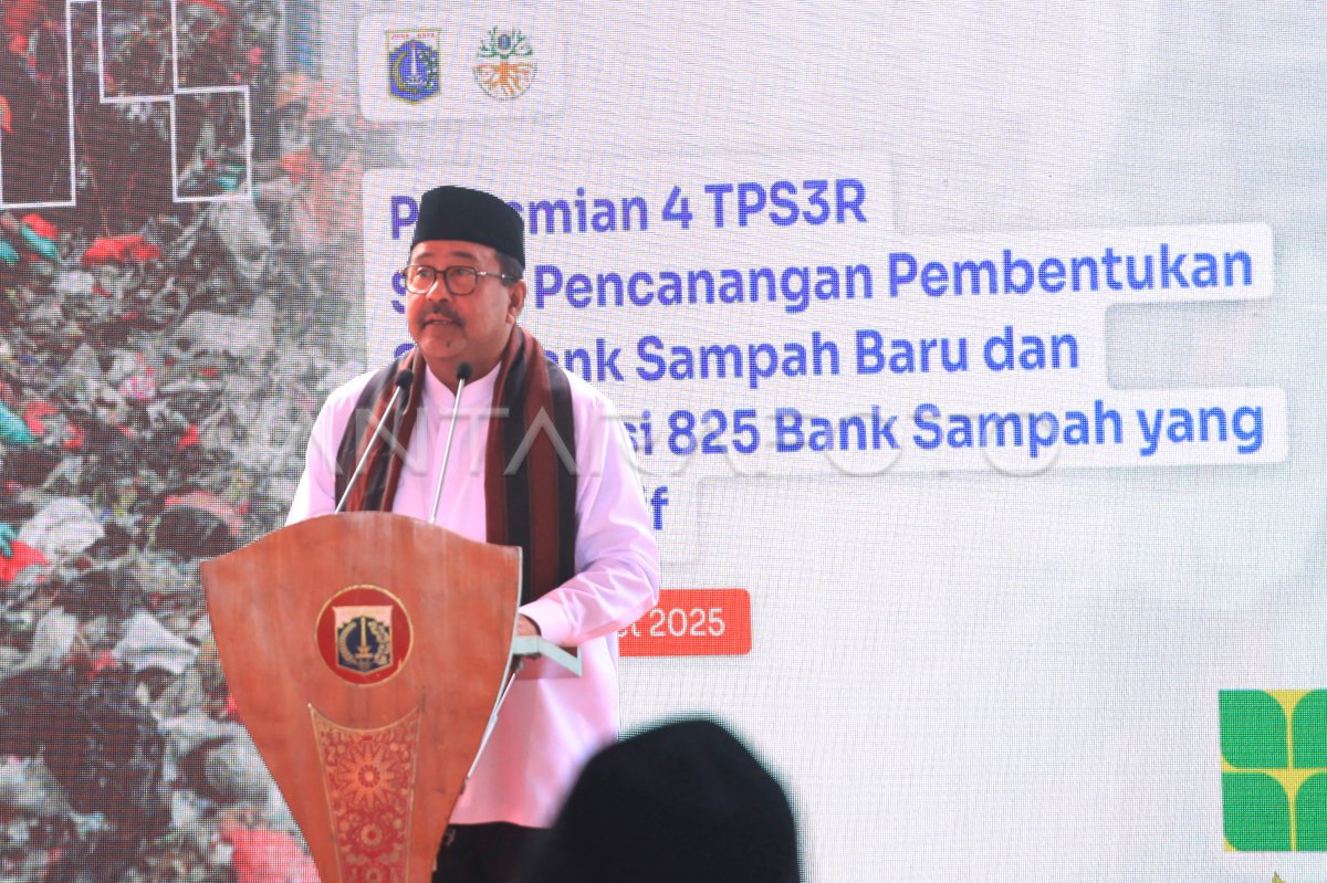 Pemprov Jakarta luncurkan empat TPS 3R | ANTARA Foto
