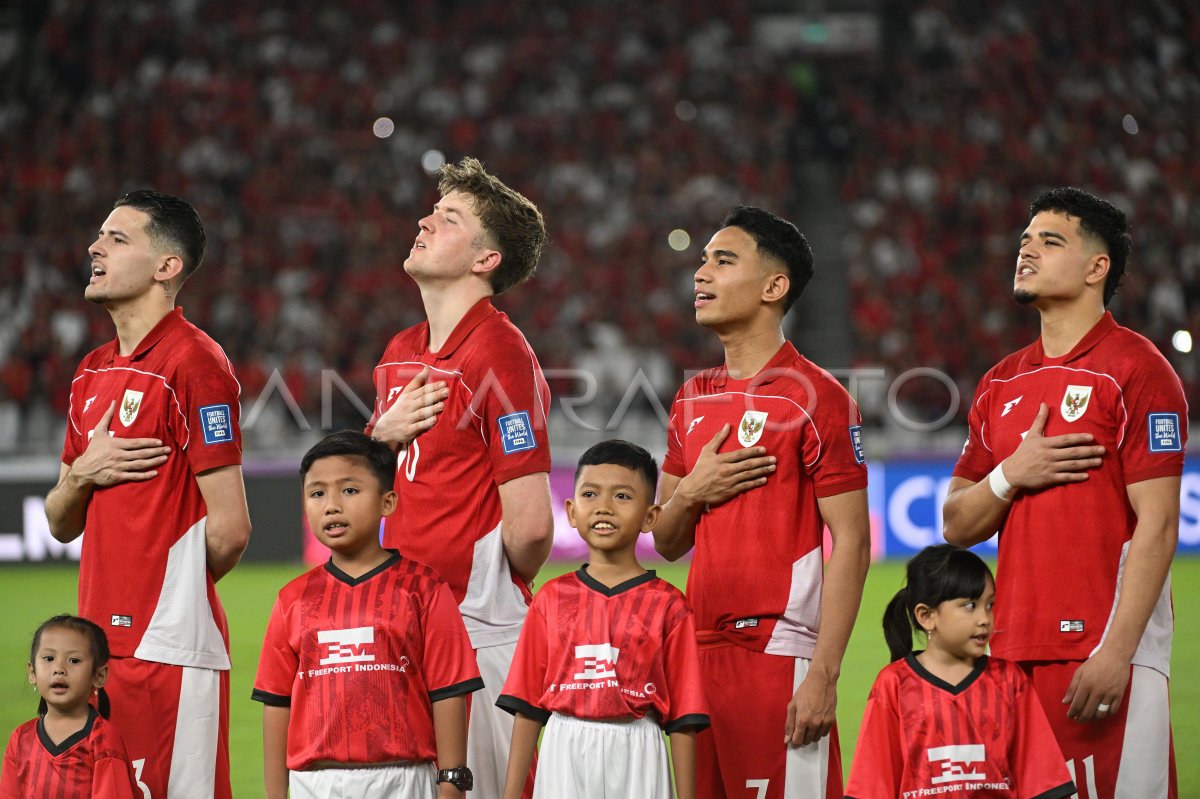Timnas Indonesia lawan Timnas Bahrain | ANTARA Foto