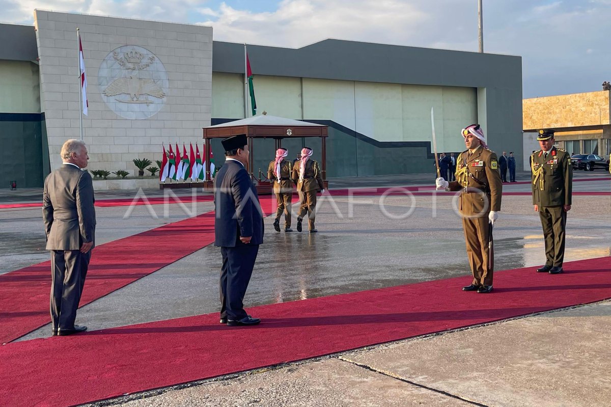 Kunjungan Presiden Prabowo ke Yordania | ANTARA Foto