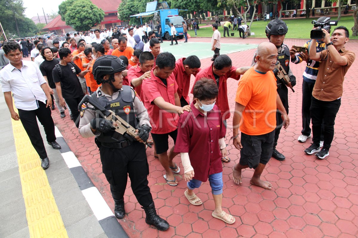 Polda Sumut rilis kasus narkoba Operasi Ketupat 2025 | ANTARA Foto
