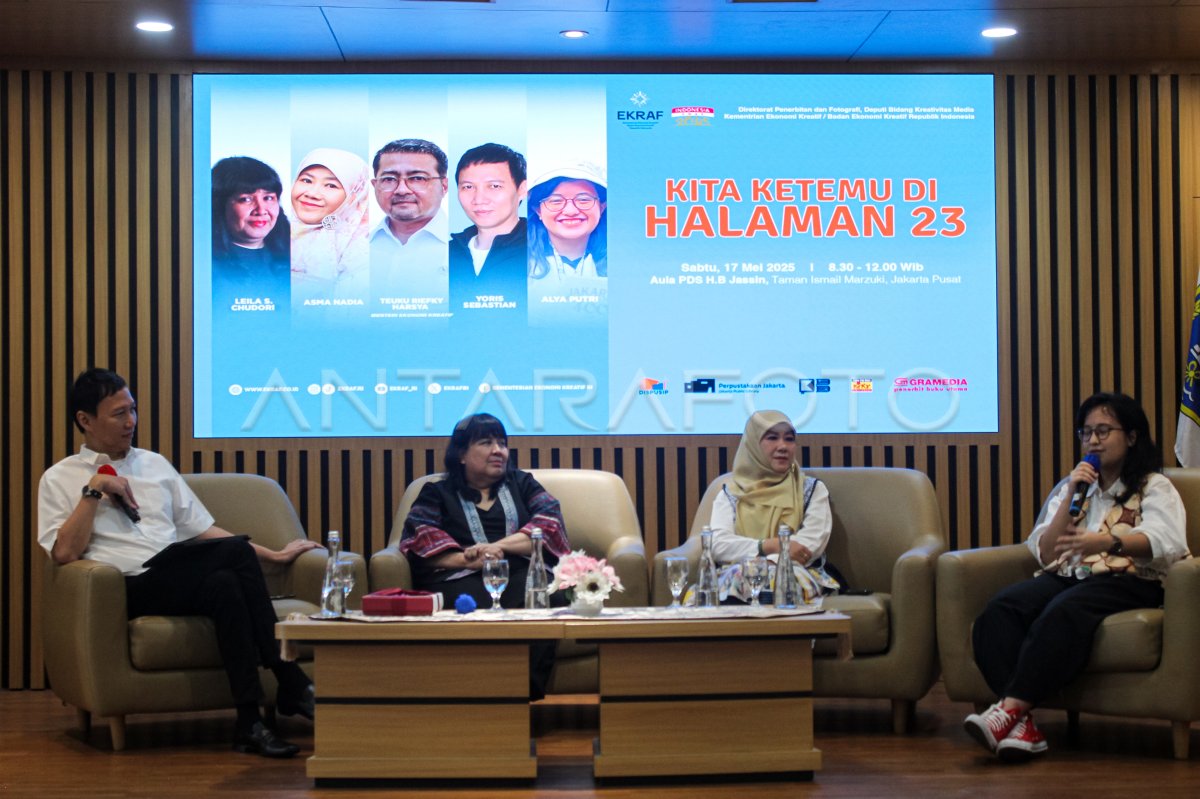 Peringatan Hari Buku Nasional ke-23 | ANTARA Foto