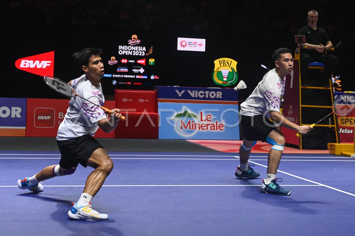Sabar dan Reza runner up Indonesia Open | ANTARA Foto