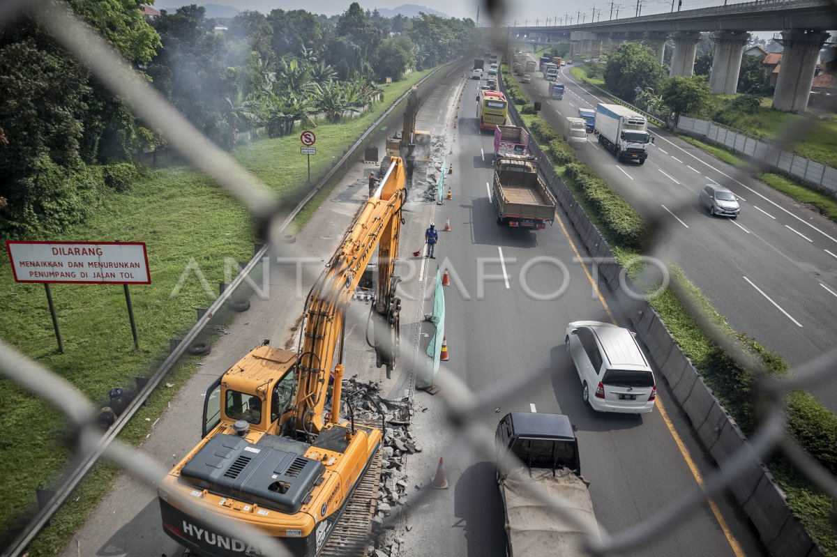 Pemeliharaan ruas jalan Tol Cipularang dan Padaleunyi | ANTARA Foto