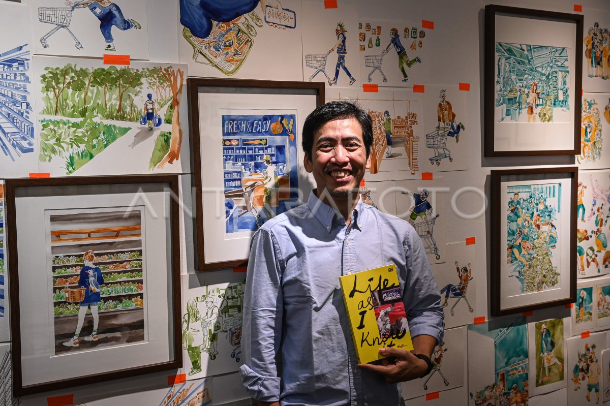 Pameran dan peluncuran buku ilustrasi Life as We Know It | ANTARA Foto