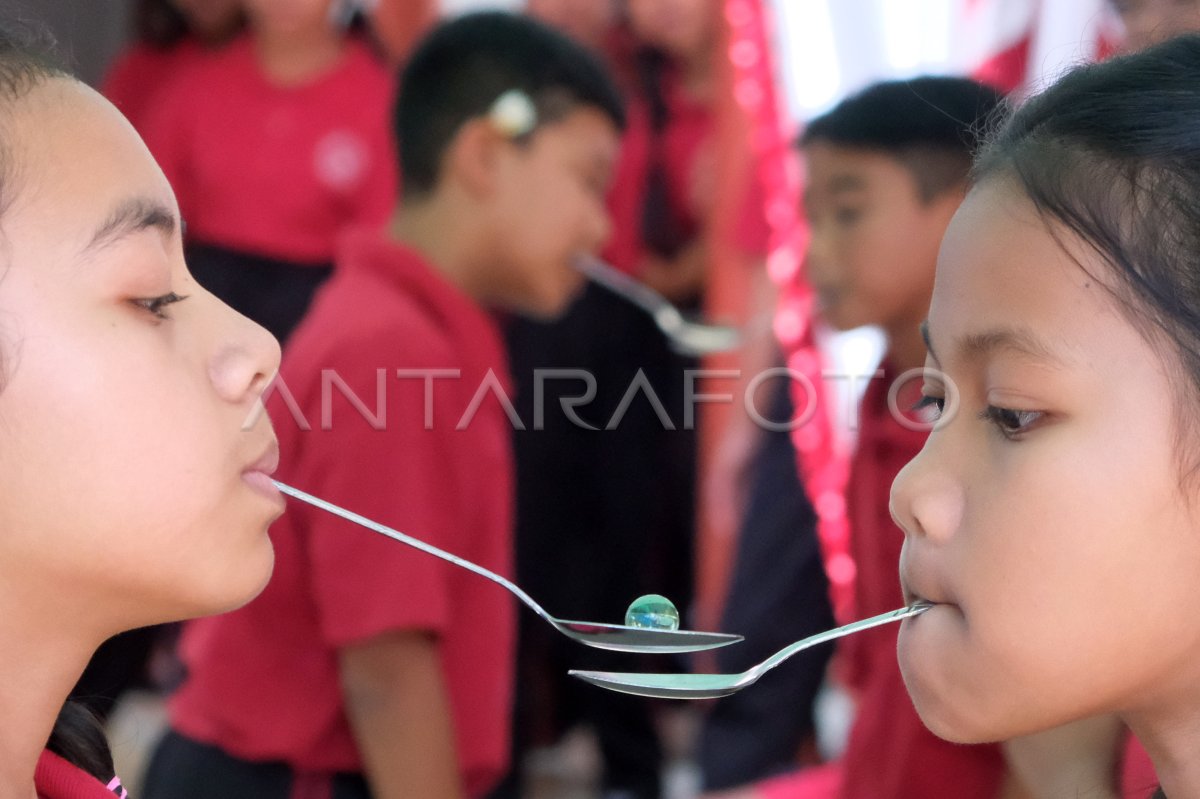 Semarak HUT Ke-80 Kemerdekaan RI di Sekolah Rakyat | ANTARA Foto