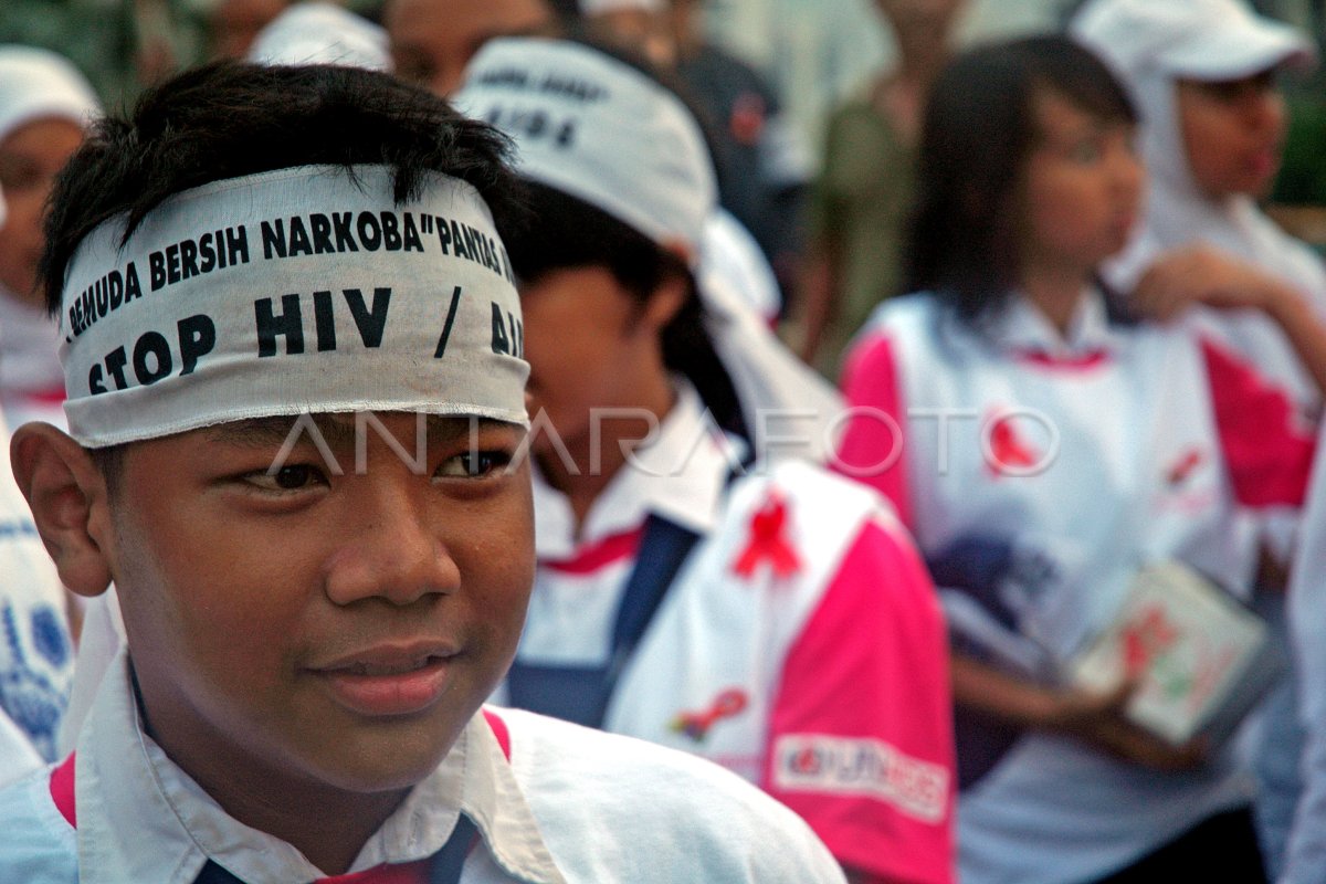 KAMPANYE STOP AIDS | ANTARA Foto